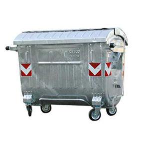 GRECO-ECOLOGY Galvanized Steel Waste Container / For Urban Waste / With ...